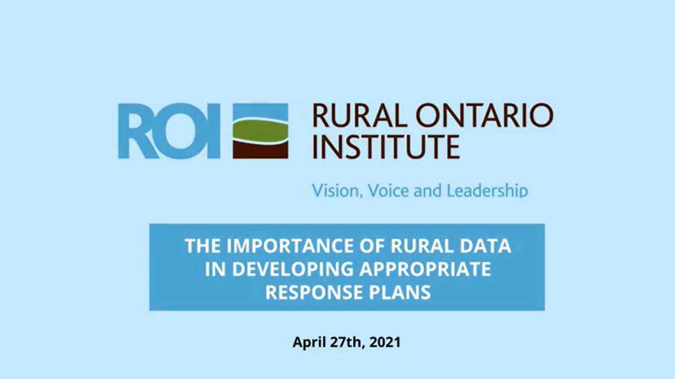 Rural Ontario Institute | Resources
